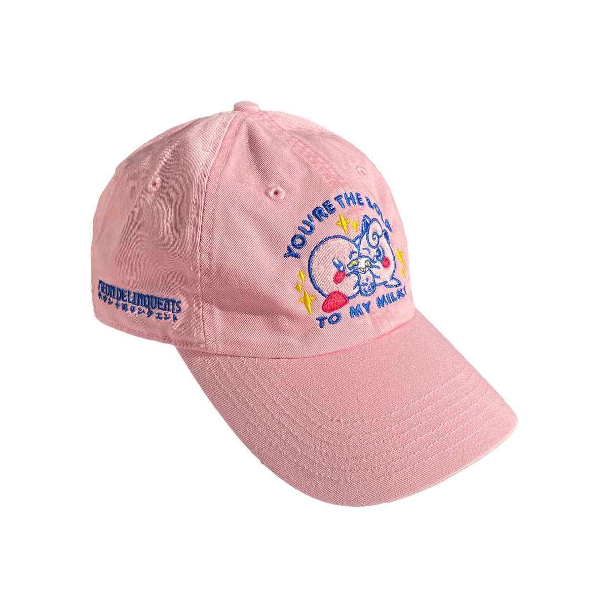 Pink Boba Cap – Neon Delinquents