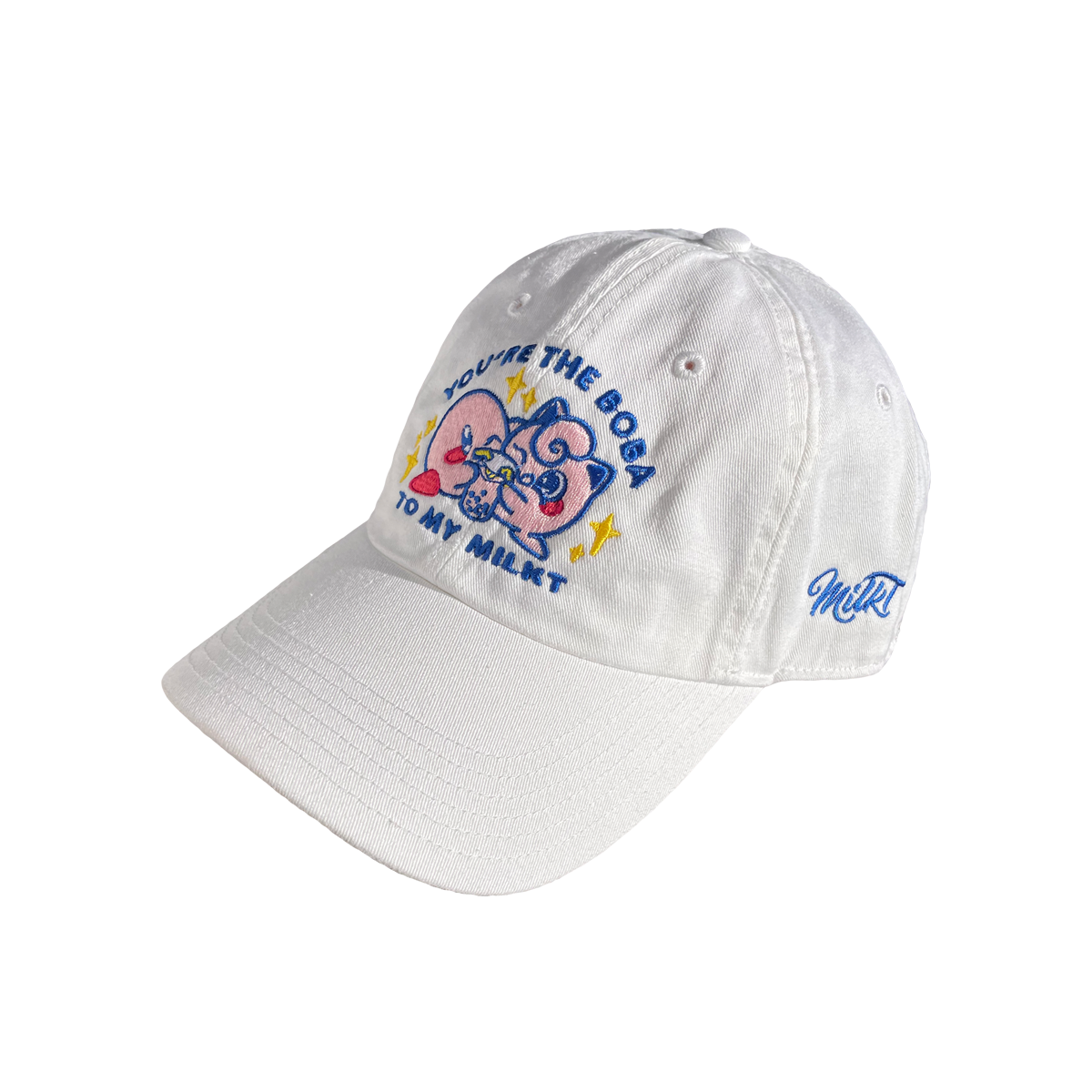 White Boba Cap – Neon Delinquents